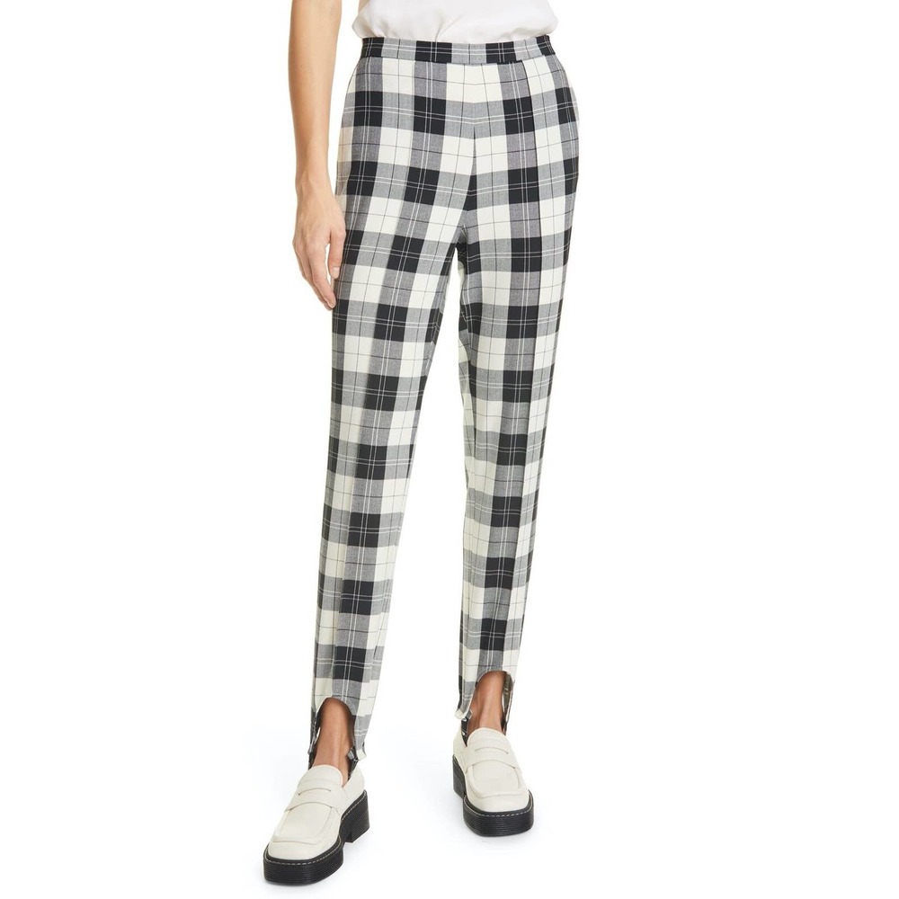 Baum And Pferdgarten Pants Naleen Check Black Ivory S… - Gem
